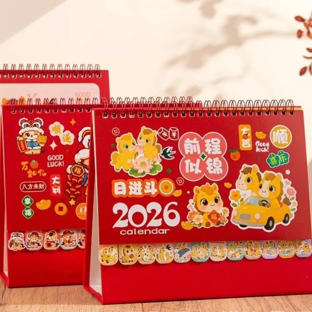 Wholesale Chinese Style Cartoon Horse Desk Dividers Calendar With Month ...