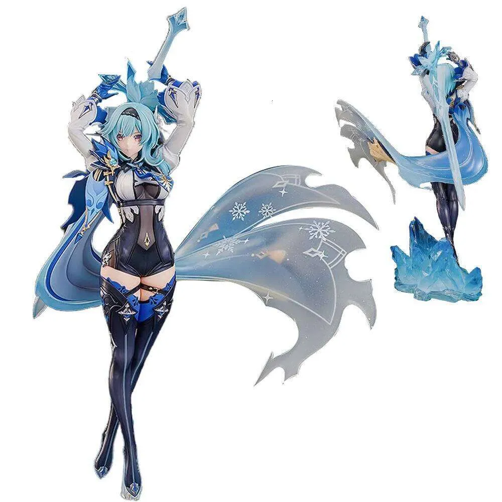 18cm PVC Anime Action Figure 1/6 Scale Genshin Impact Eula Lawrence ...