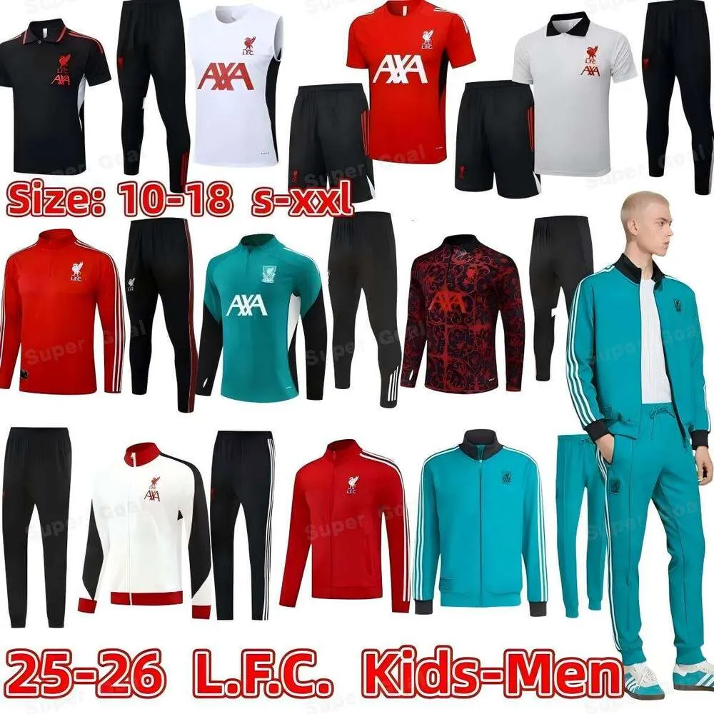 WIRTZ LFC Liverpool Football Tracksuits Men & Kids Long Sleeve Soccer ...