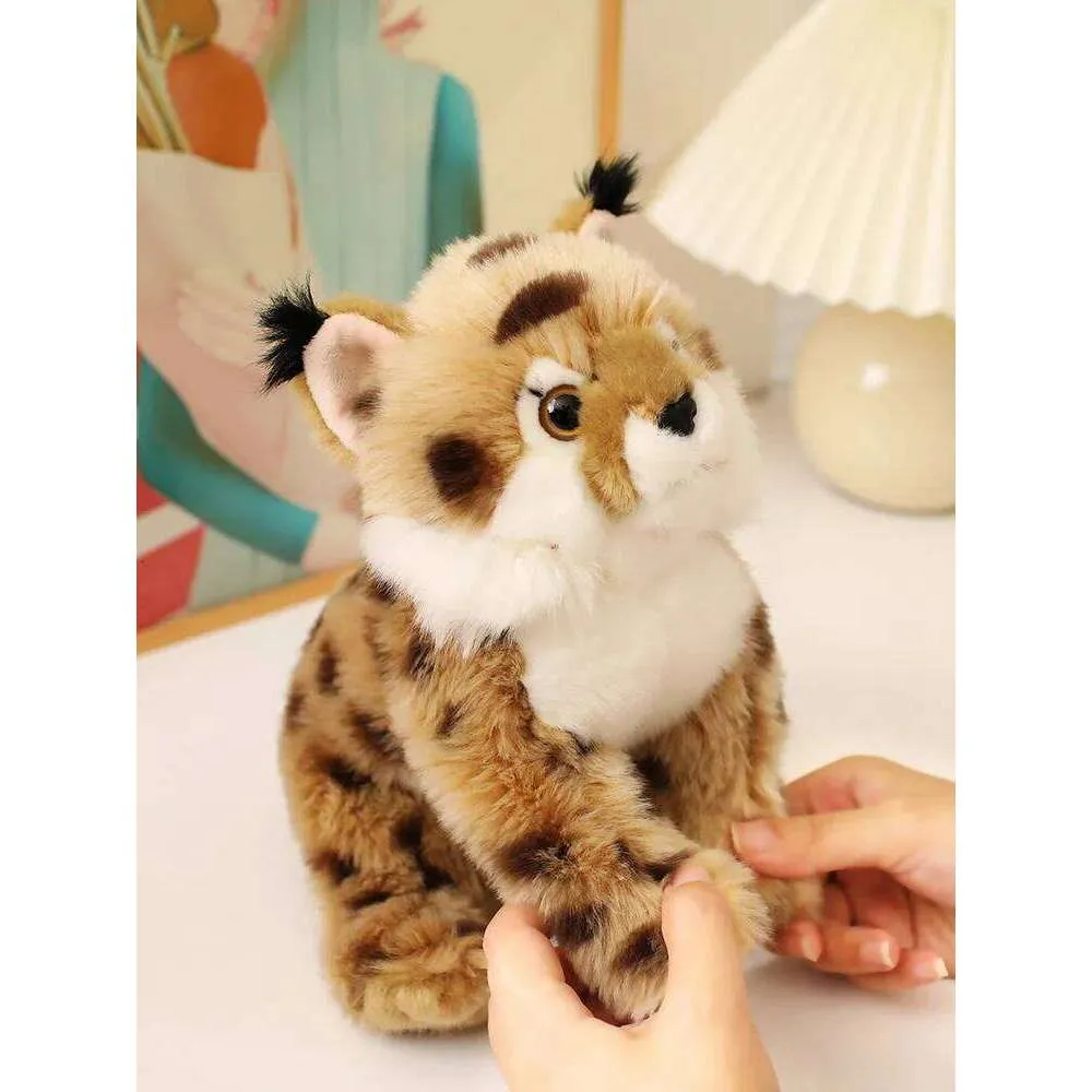 Kawaii Lynx Plush Toy 1.5m Polyester Stuffed Animal with PP Cotton ...