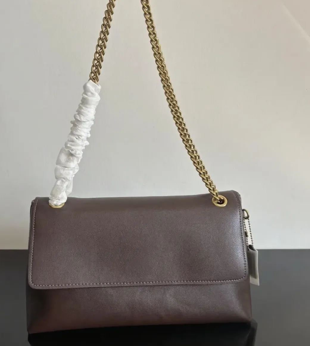 Chelsea Leather Shoulder Bag For Women Classic Designer Flap Crossbody ...