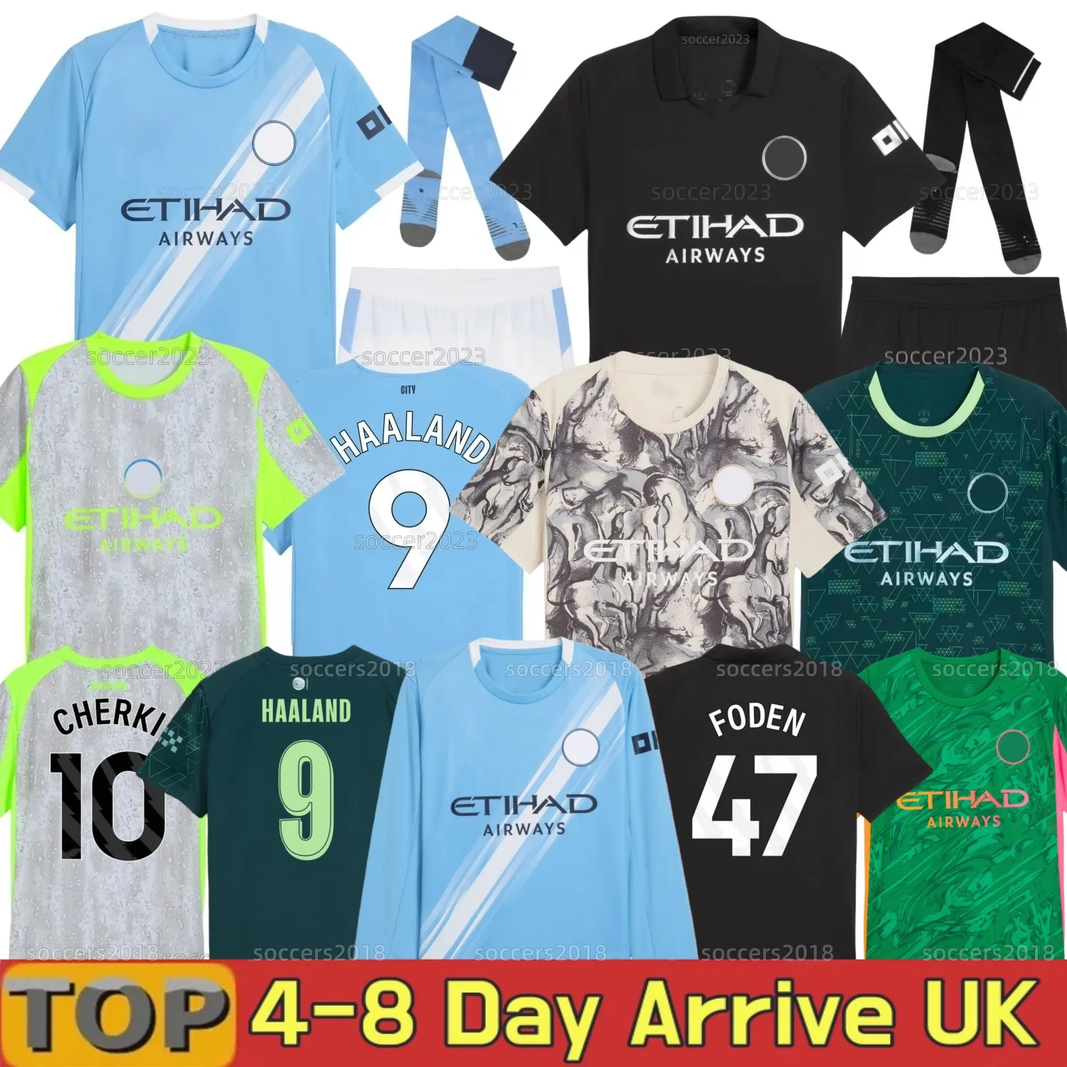 HAALAND Soccer Jerseys 2025 2026 Mens & Kids Football Shirts FODEN ...