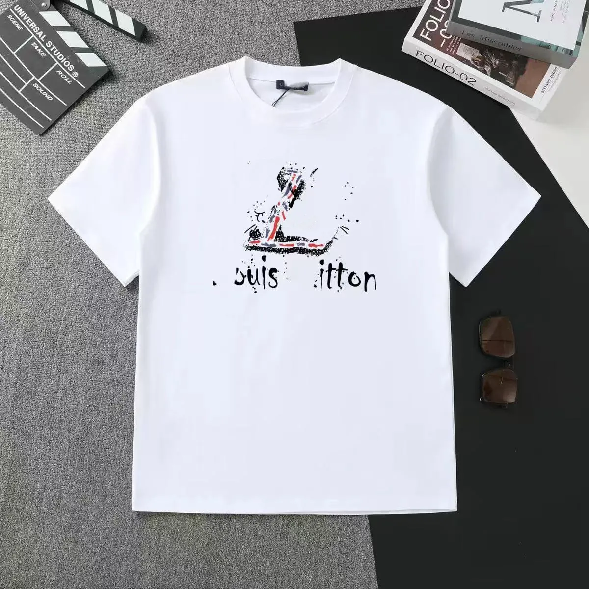 Designer T-Shirts Casual Mens Womens T-Shirt Letters 3D Printed Short ...
