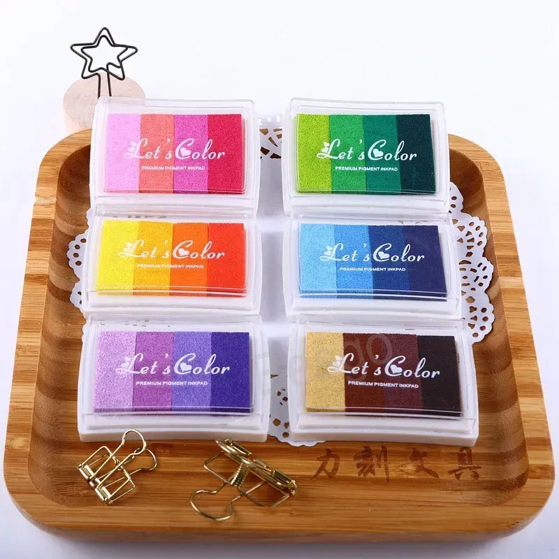 Gradient Color Ink Pad Rubber Stamp Sponge for DIY Stamping and ...