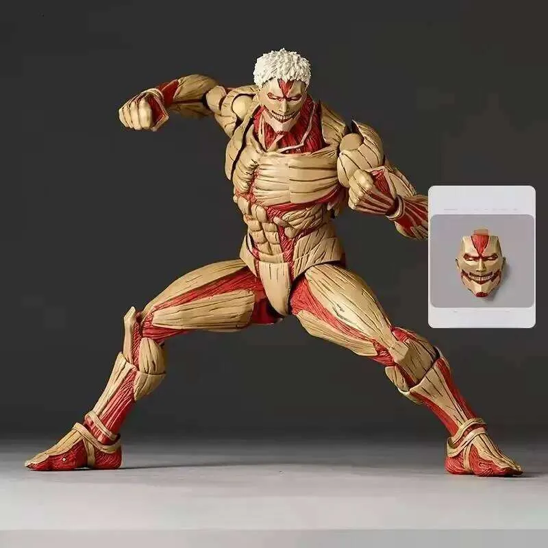 15cm Attack on Anime Figures The Armored Titan Reiner Action Figure ...