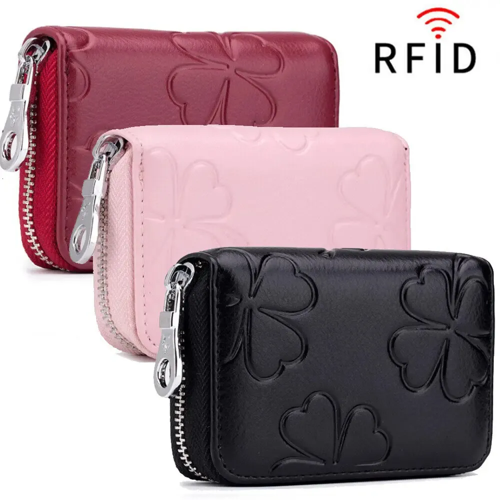 Mini RFID Blocking Credit Card Wallet with Zipper, Neoprene, 3.15 in ...