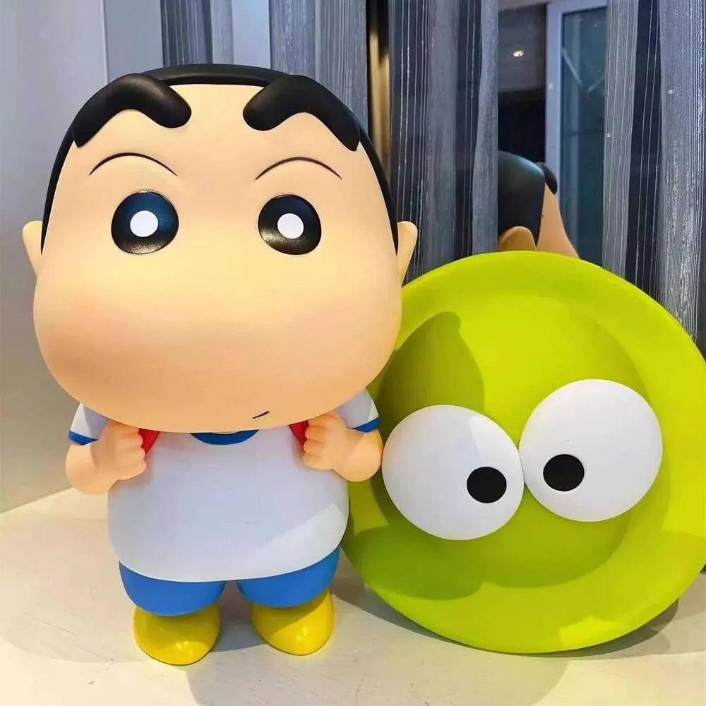 1:6 Scale Crayon Shin-Chan Dynamic Superman PVC Anime Figure 8 cm Model ...