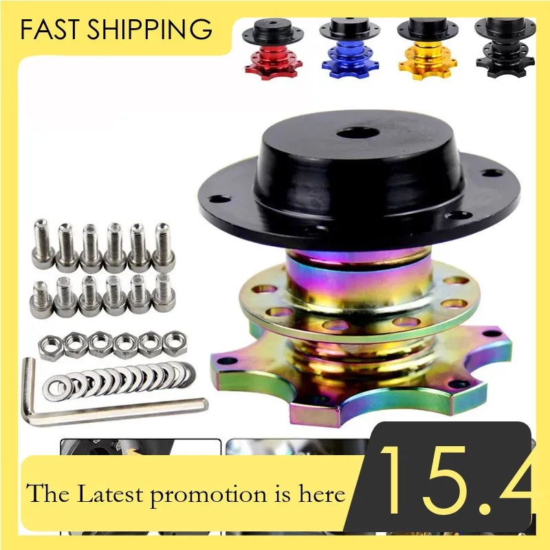 Car Boss 2026 Quick Release Adapter For 6 Hole Steering Wheel Hub Easy ...