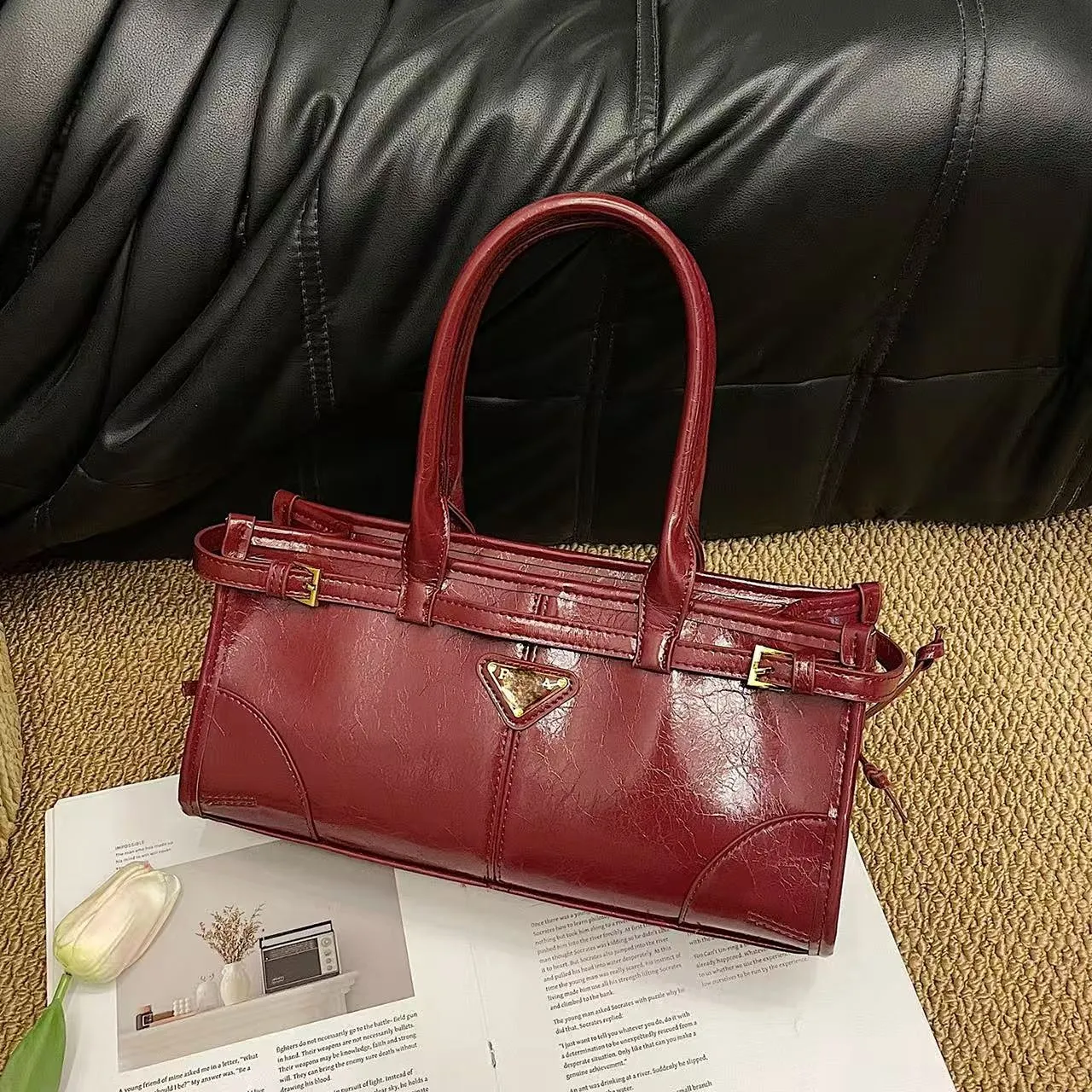 Luxury Designer Nano Pillow Bag Vintage Cowhide... From Bags202, $53.27 ...