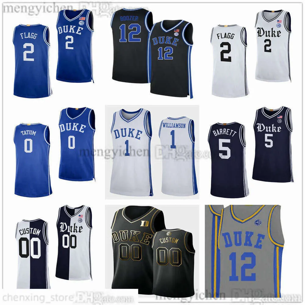 Man Duke Blue Devils Basketball Jersey 12 Cameron Boozer 2 Cayden 3 ...