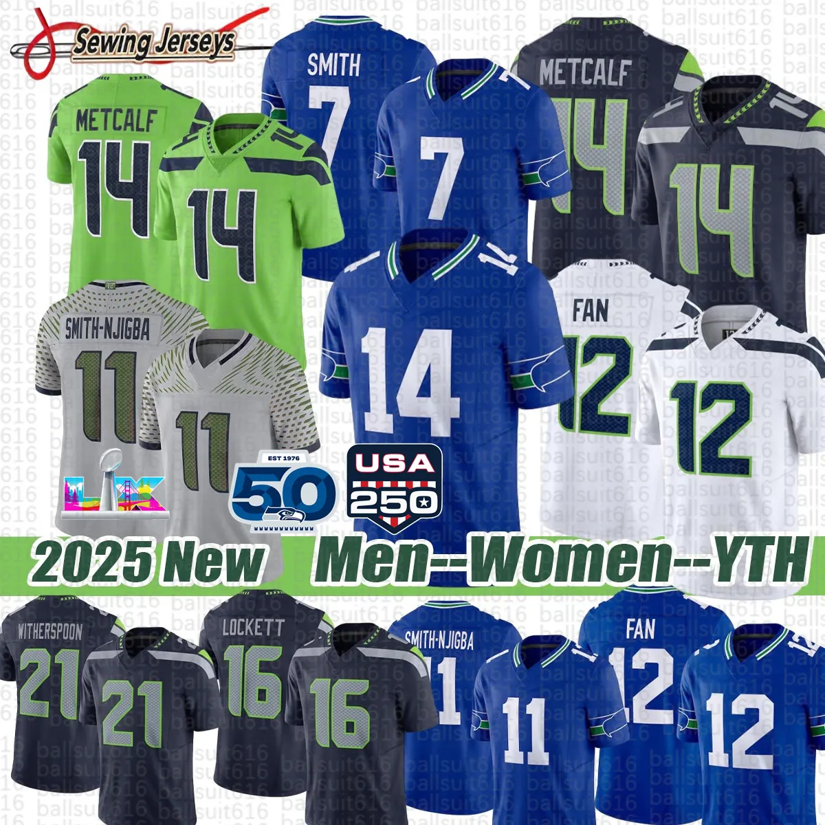 Seattles SeahawksS Jersey SeahawksJersey DK Metcalf... From Ballsuit616 ...