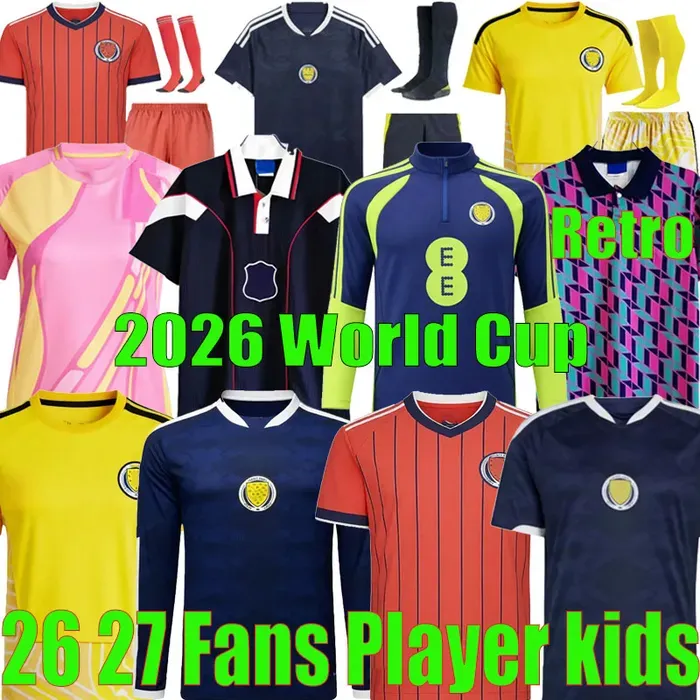 Scotland Football Jerseys 2026 World Cup Home, Away & Goalkeeper Kits ...