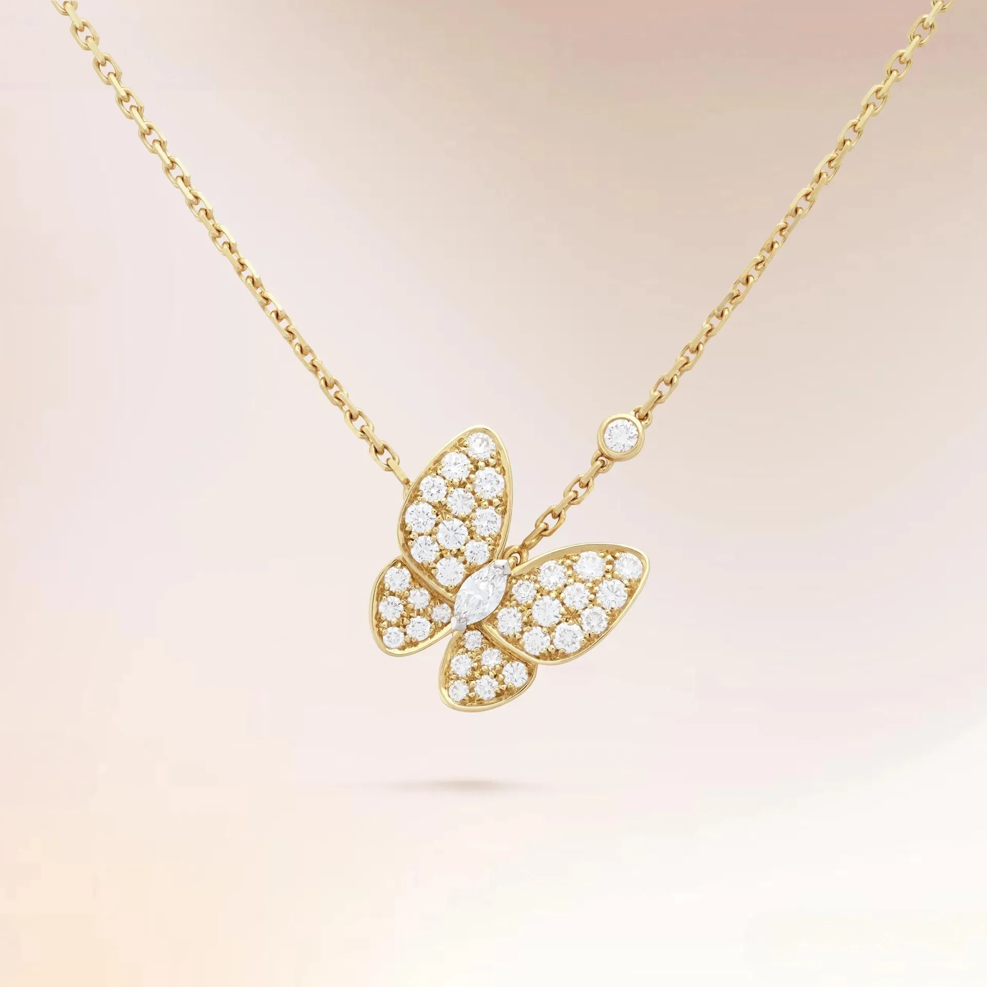 Luxury Butterfly Gold Butterfly Necklace Designer... From ...