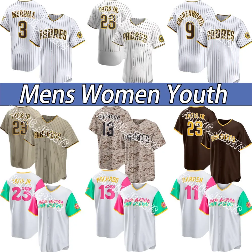 San Diegocity Padres Women's Baseball Uniform Featuring Fernando Tatis ...