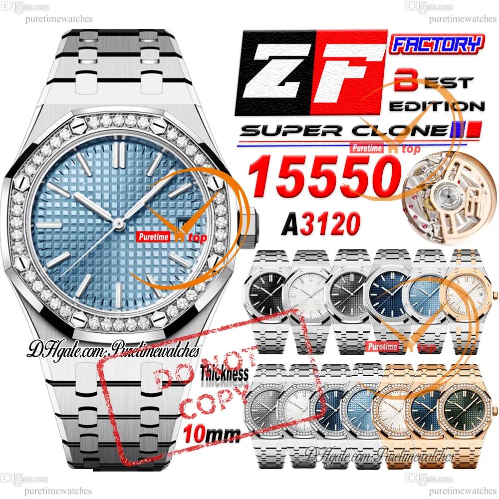 ZF Factory 5550 Womens Automatic Watch - 37mm Jumbo Extra Thin 10mm ...