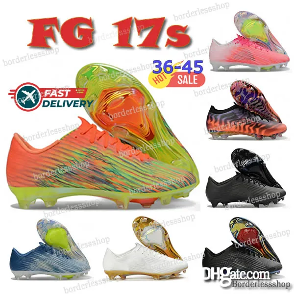 Fire Cleats FG 17s Soft Spike Soccer Shoes Football Boots Lace-Up ...