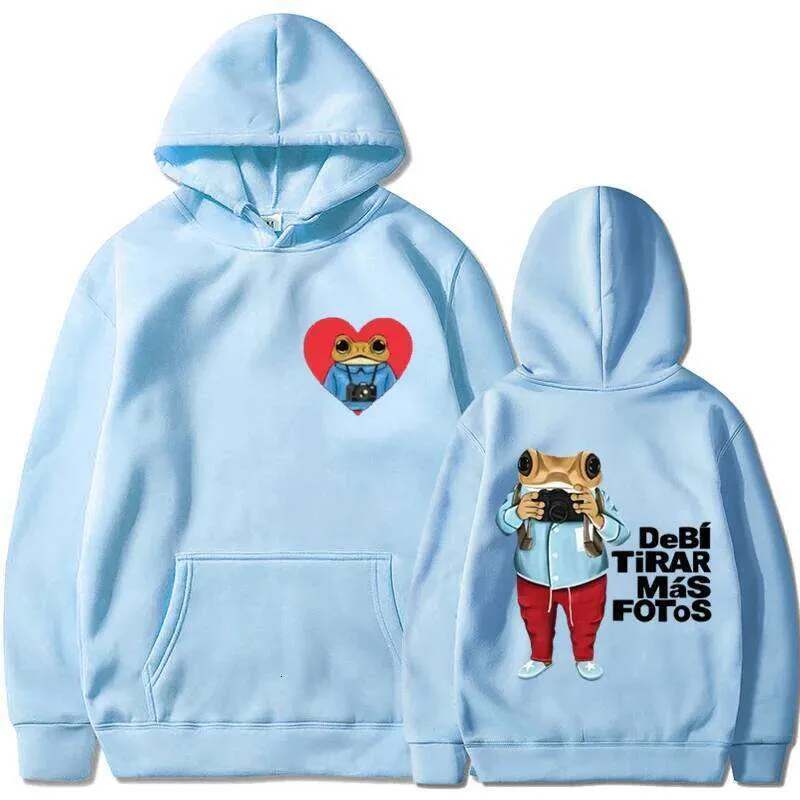 TrendY Bad Bunny DTMF Printed Oversized Hoodie Hip Hop Sportswear For ...