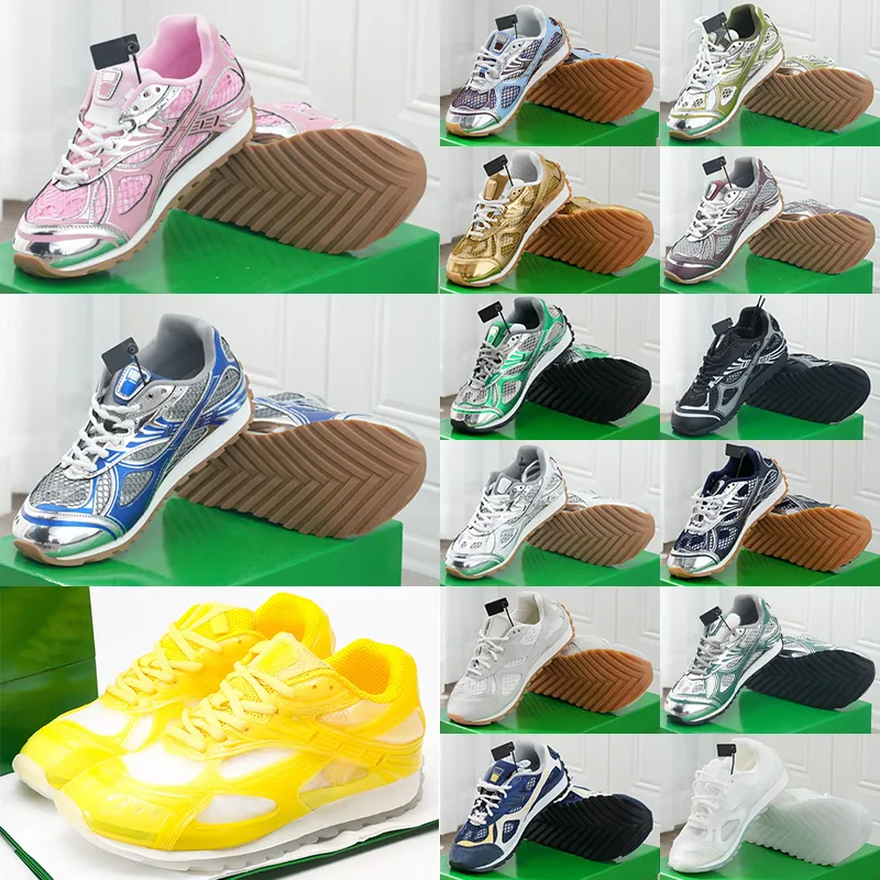 Mens designer sneakers unisex lace-up flat heel PU patent leather ...