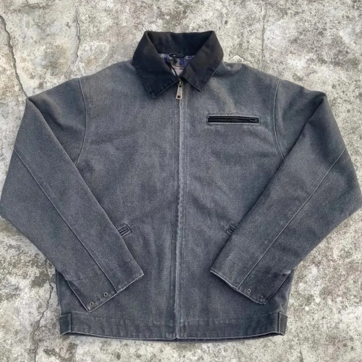 Carha Vintage Cargo Jacket - Unisex Detroit Workwear Streetwear Hip Hop ...