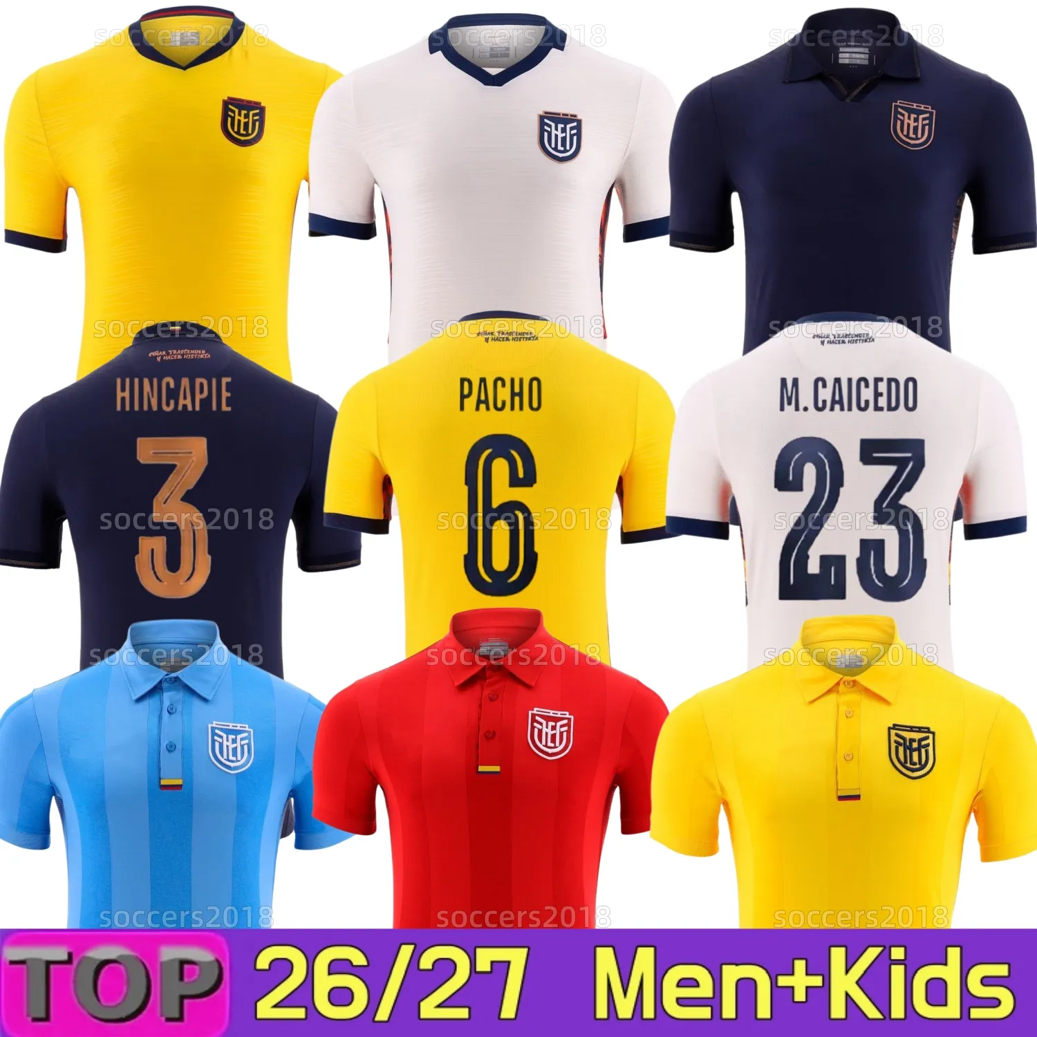 Ecuador 2026 World Cup Soccer Jerseys National Team... From ...