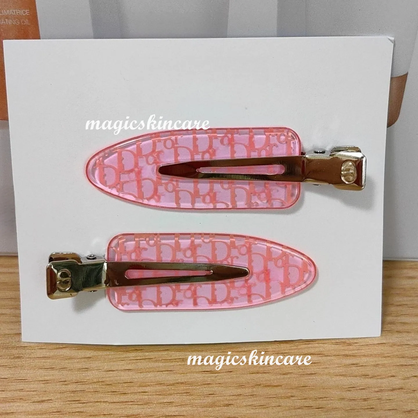Fashion Pink Hair Clips Flat Sweet Hair Accessories For Girls Durable ...