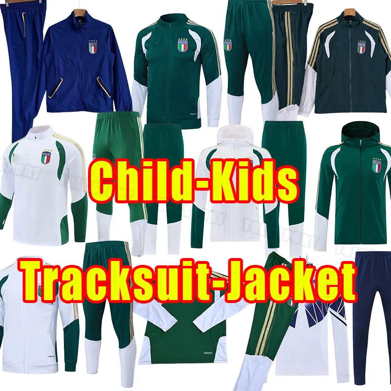 2025 2026 Italy Soccer Emerald Green Tracksuit Set... From Tubasport ...