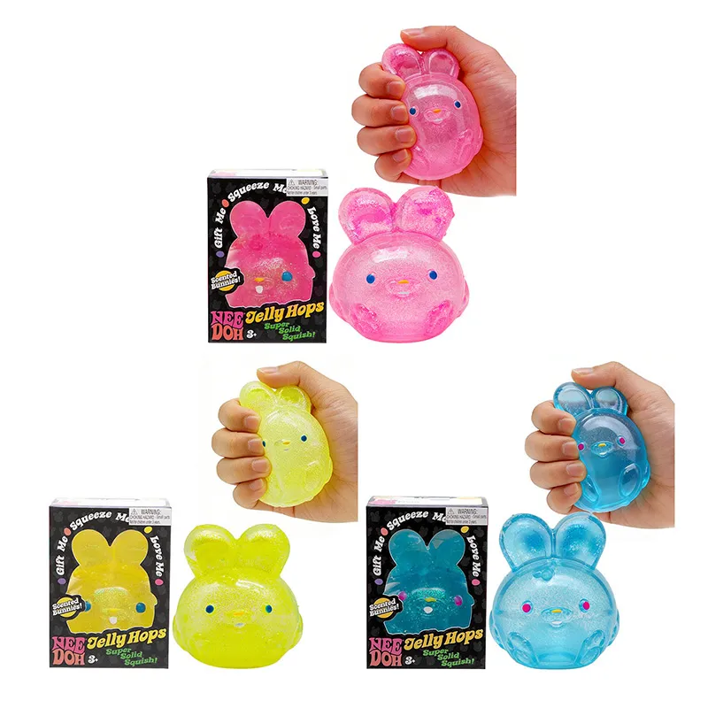 Needoh Jelly Hops Sensory Squeezing Toys Rabbit... From ...