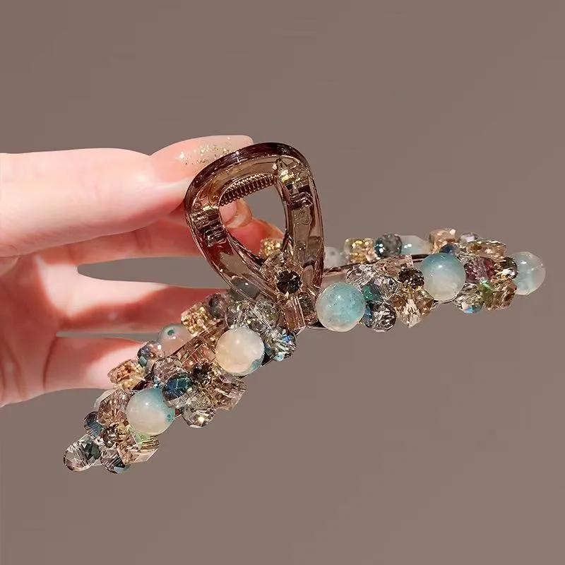 Shiny Crystal Hair Clips Adjustable Clasp For... From Happy1day, $6.04 ...