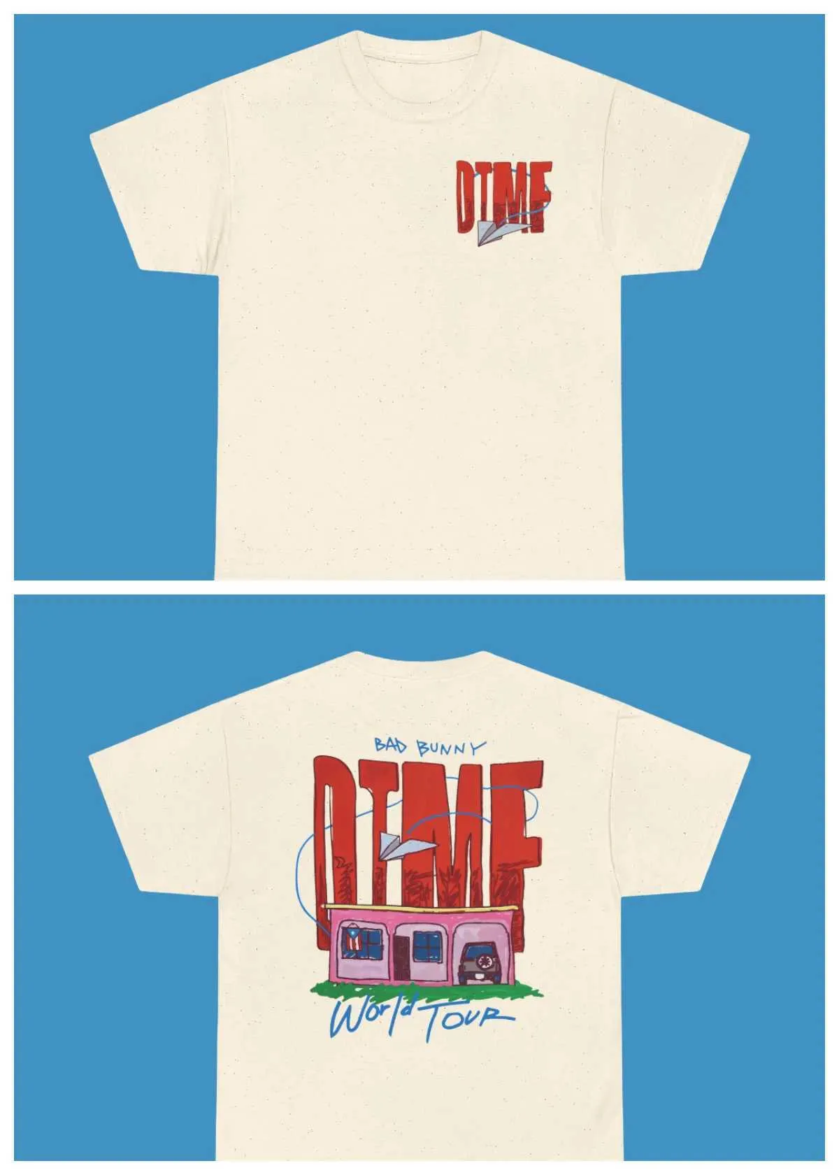 Wholesale Singer Bad Bunny DTMF World Tour Cotton T Shirt ... From ...