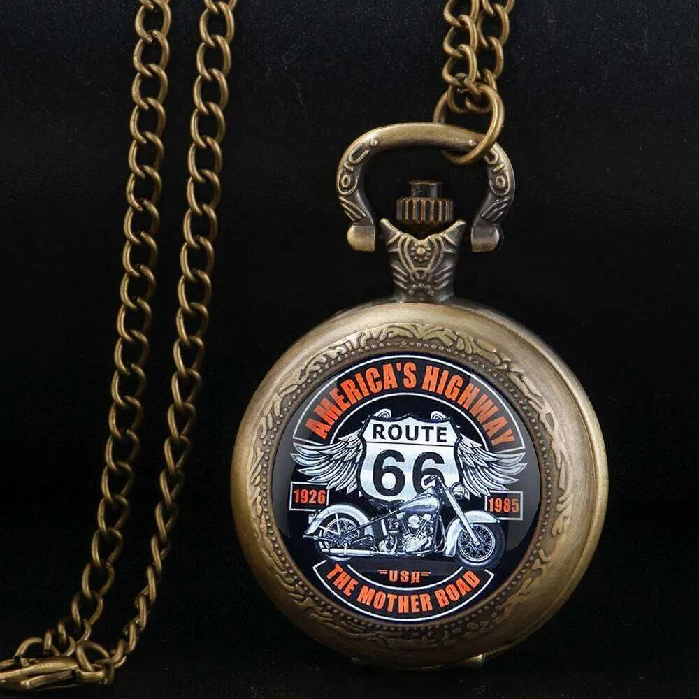 Vintage Route 66 Men's Pocket Pocket Watch Classic... From Dh5017046 ...