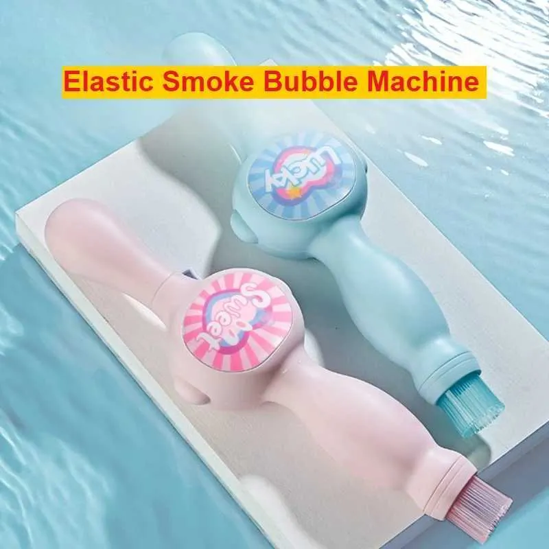 Elastic Smoke Bubble Machine Portable Bubble Maker Automatic Bubble ...