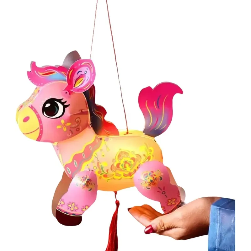 PVC Zodiac Horse Lantern Luminous Chinese Style... From Y15968047655 ...