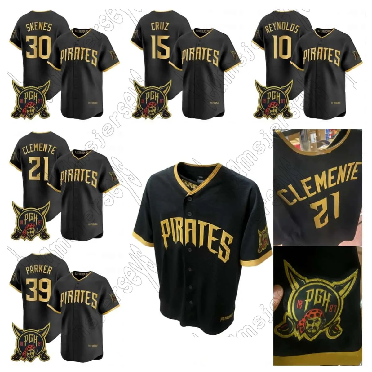 Pirates 30 Paul Skenes 2026 City Connect Baseball Trikot Henry Davis ...
