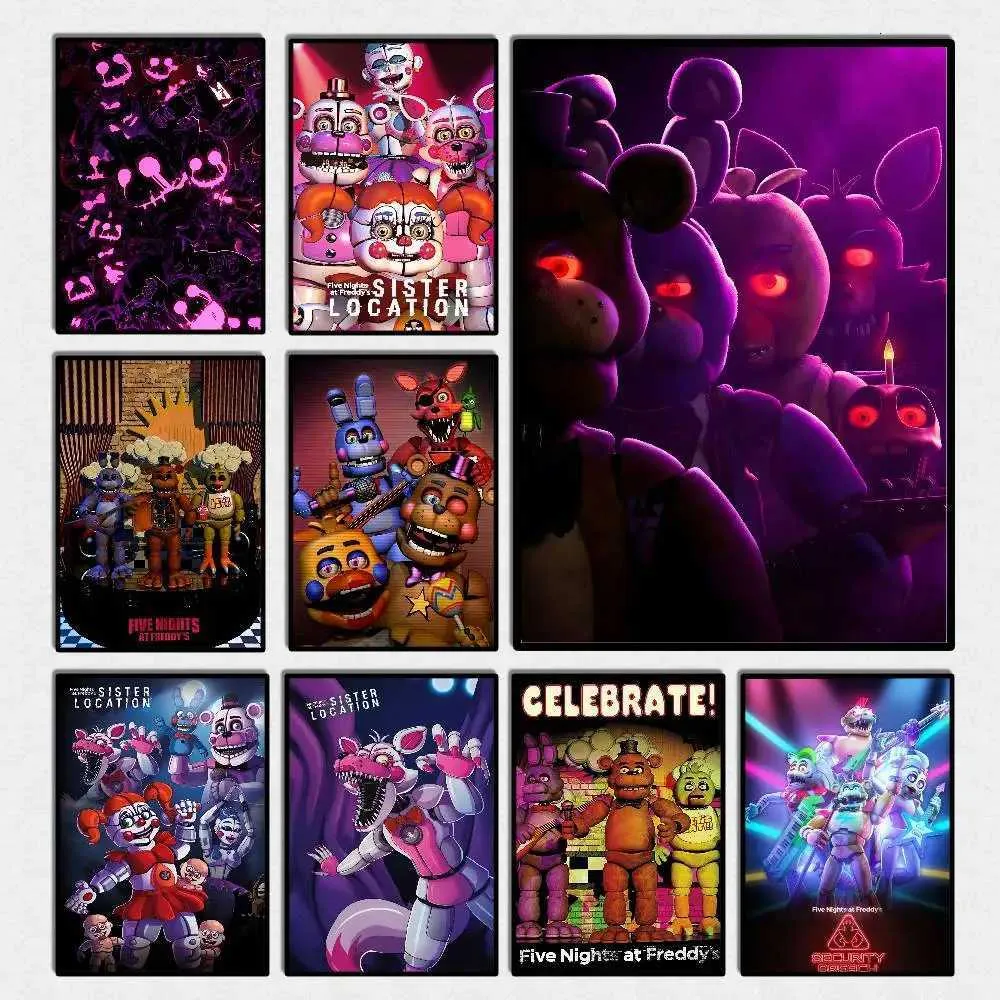 Fnaf Five Nights At Freddy's Poster Art Bedroom &... From Fashion ...