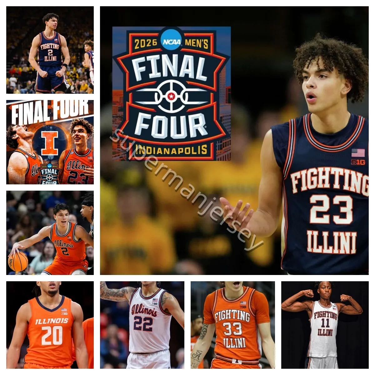 Illinois Fighting Illini College Basketball Jersey ... From Wwhyteq1 ...