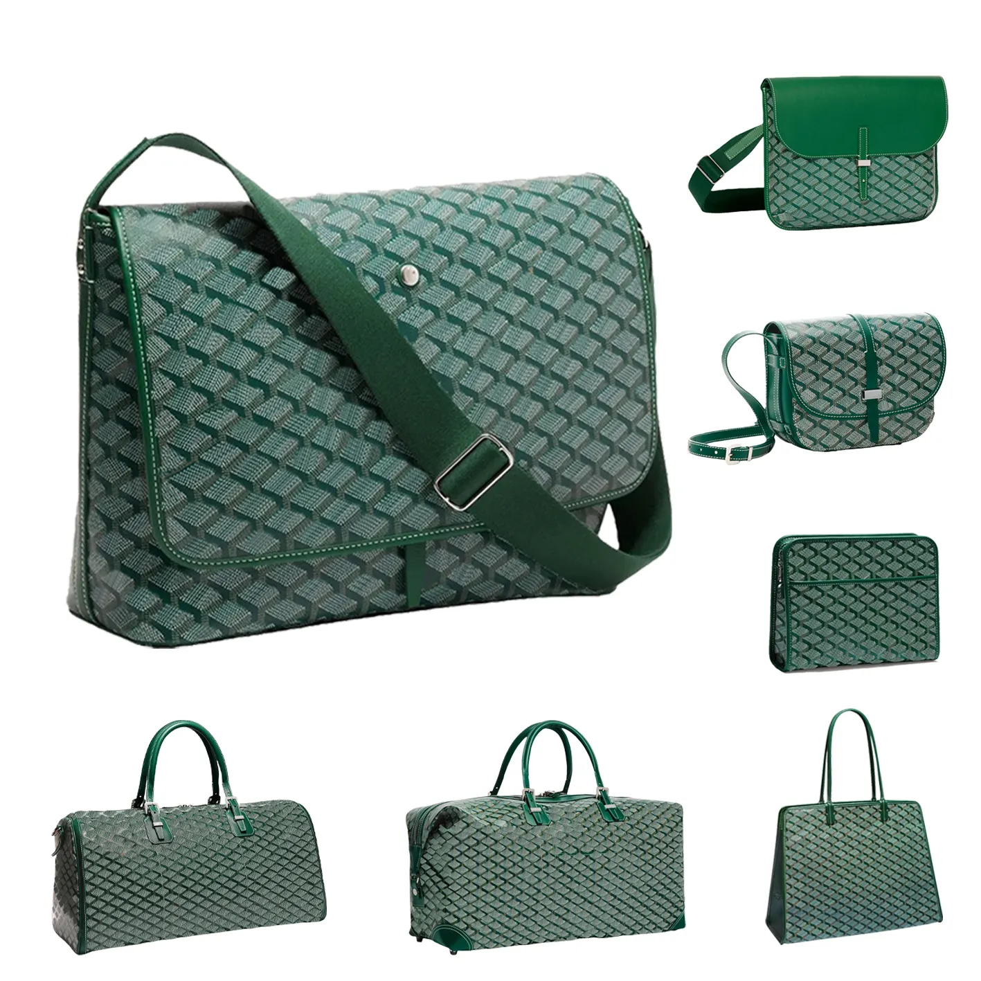 CAPETIEN Genuine Leather Medium Postman Goyard Duffle... From ...