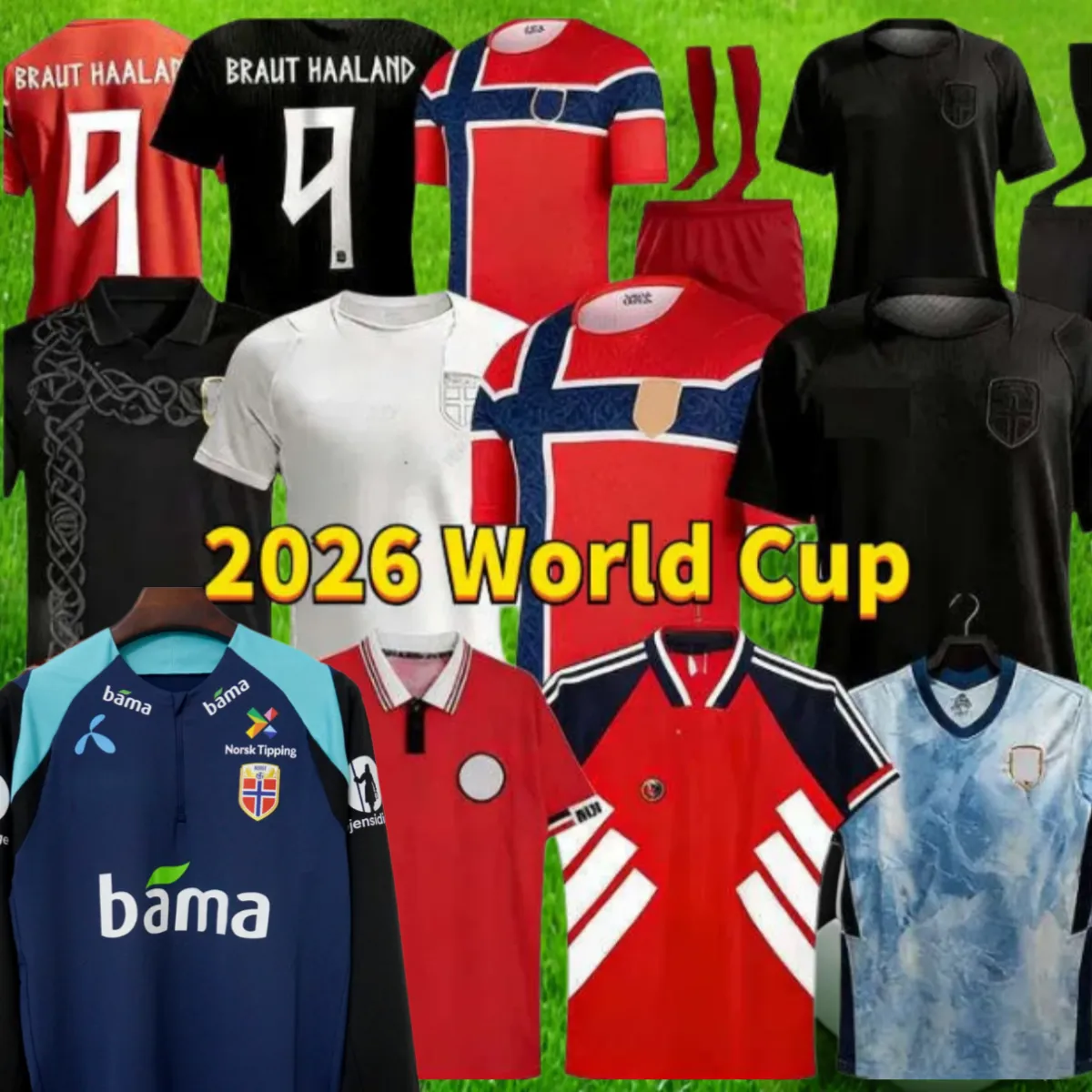 Norway Jersey 2026 World Cup HAALAND Soccer Jerseys... From ...