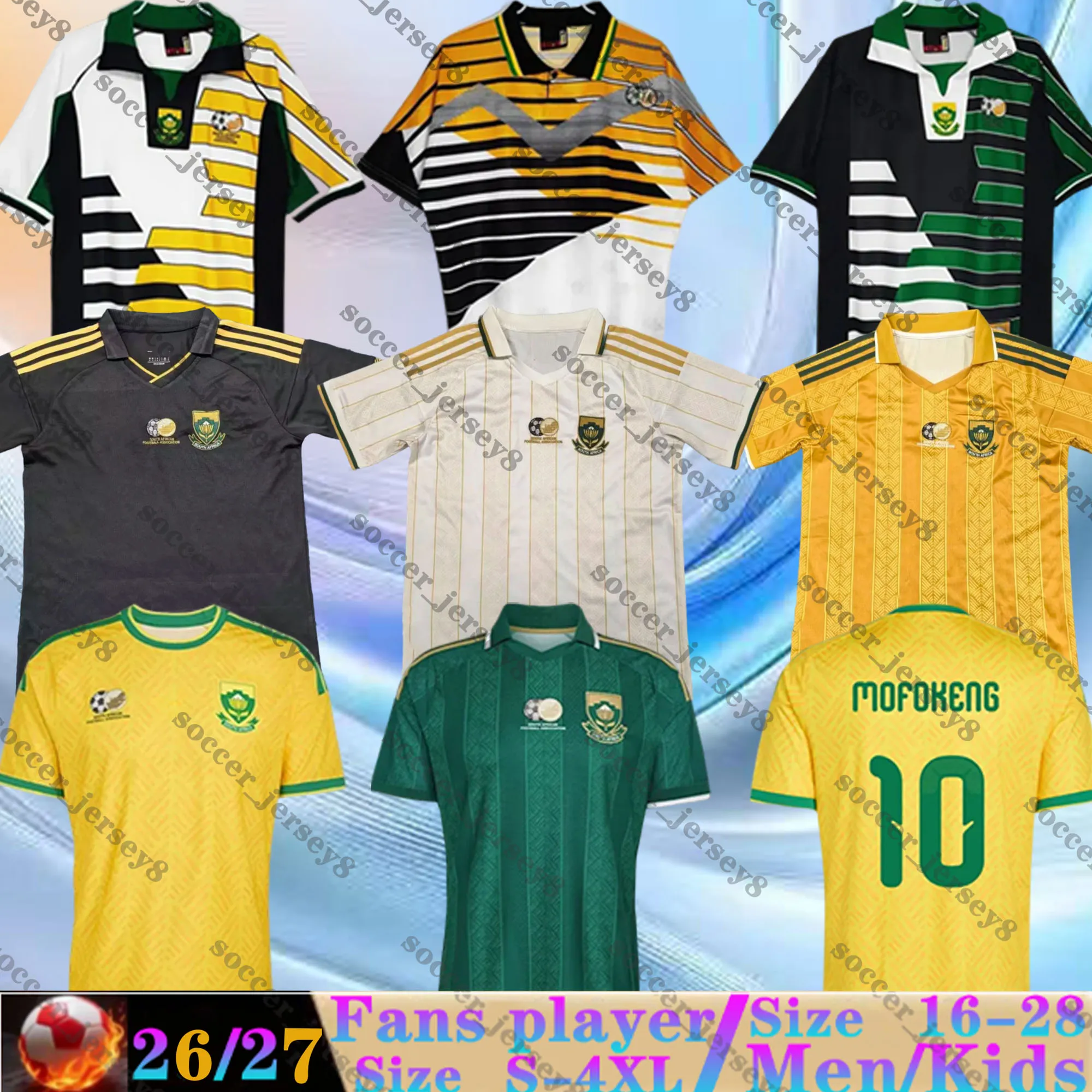 South Africa Soccer Jersey 2026 World Cup Retro Style | DHgate