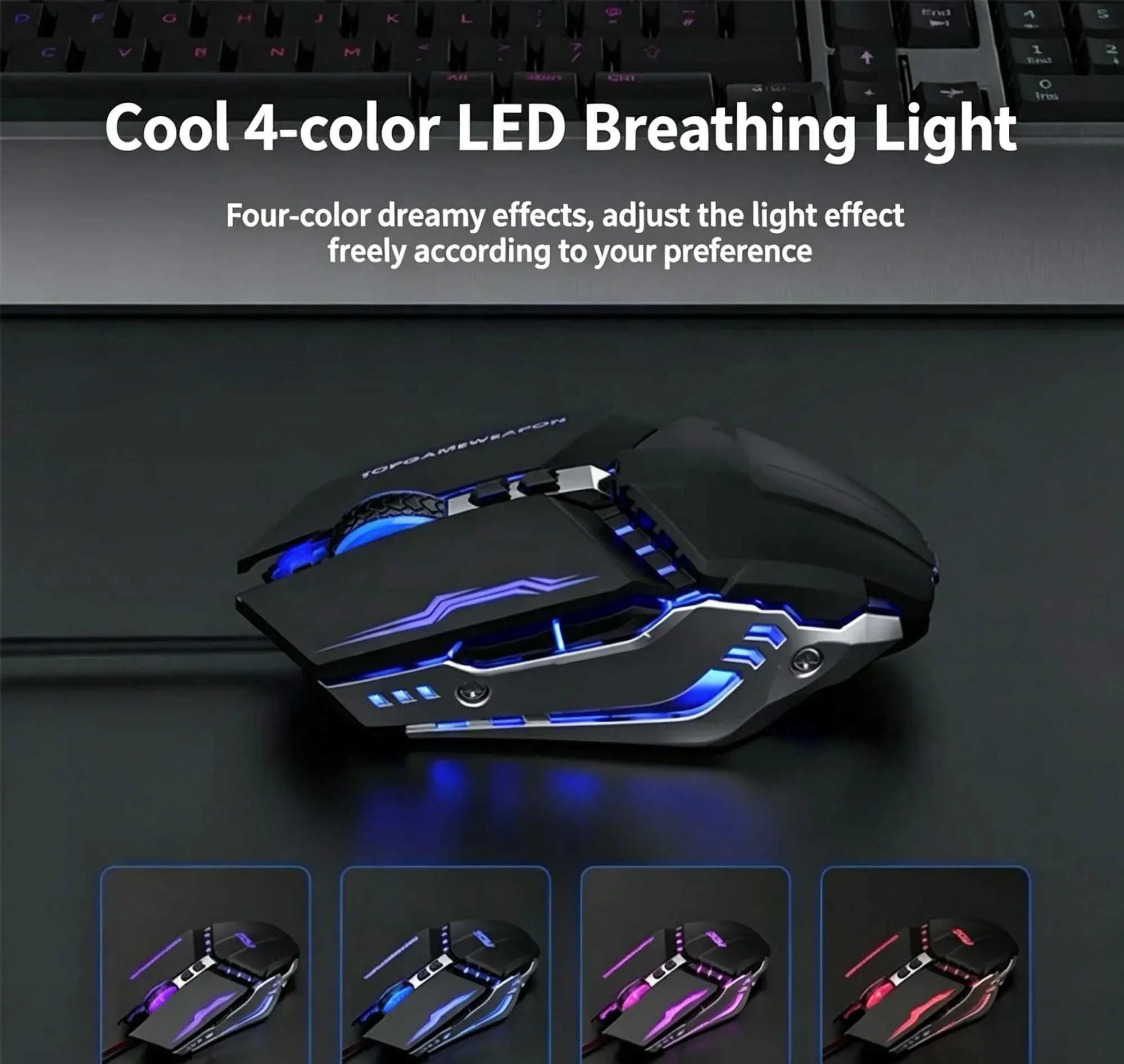 Rechargeable Dual Mode Wired Lightspeed Mouse With... From Mfck, $10.74 ...