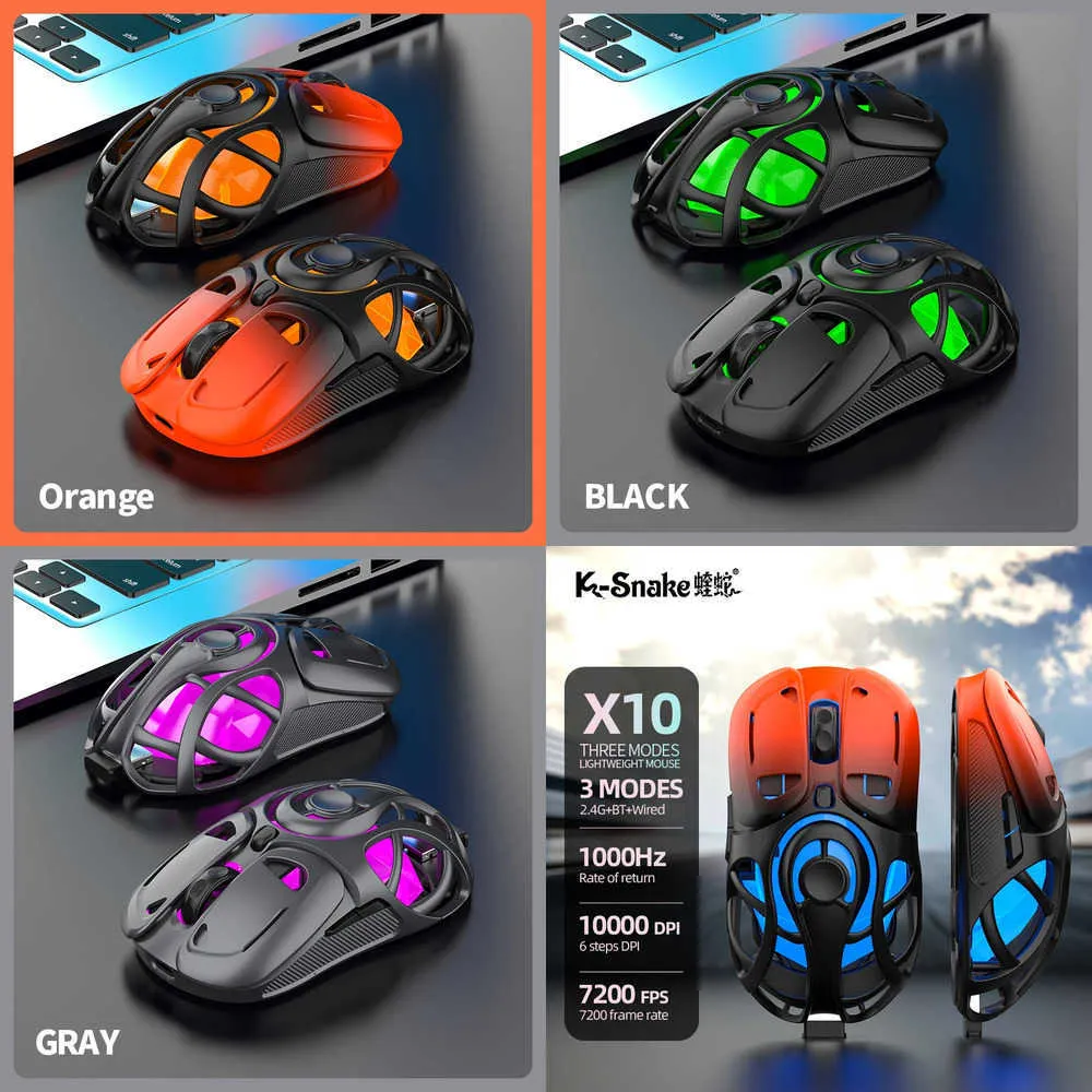 K Snake Lightweight Tri Mode Wireless Bluetooth... From Mfck, $10.46 ...