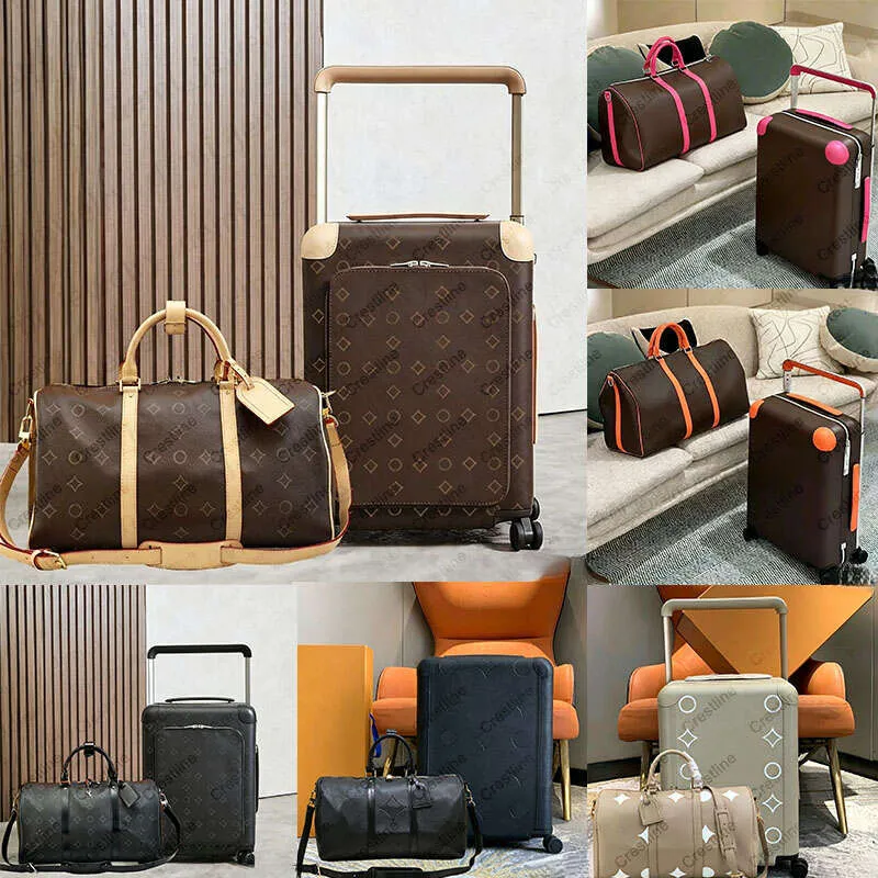 Designer Genuine Leather Travel Suitcase Set With... From Crestline ...