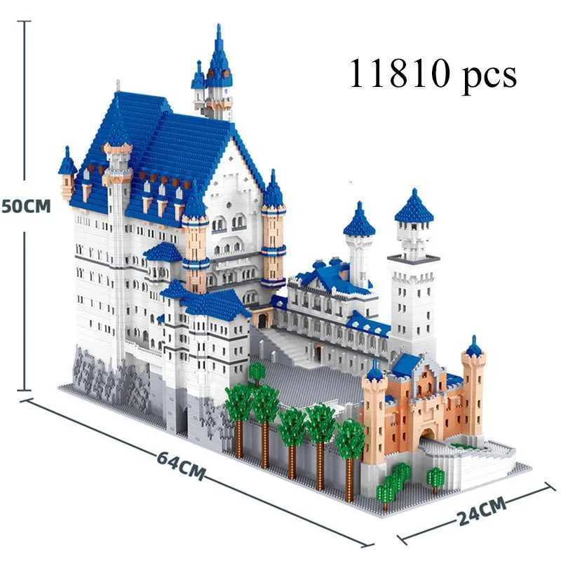 Swan Stone Castle Micro Mini Block Castle Building... From Ua ...