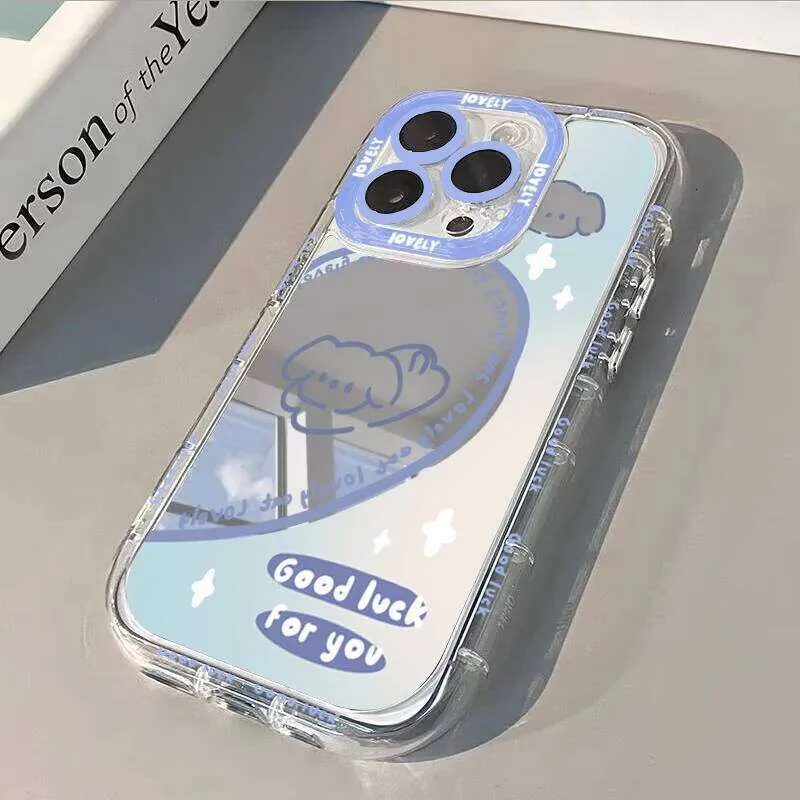 Korean Couple Hearts Air Cushion Mirror Phone Case... From Dh912603111 ...