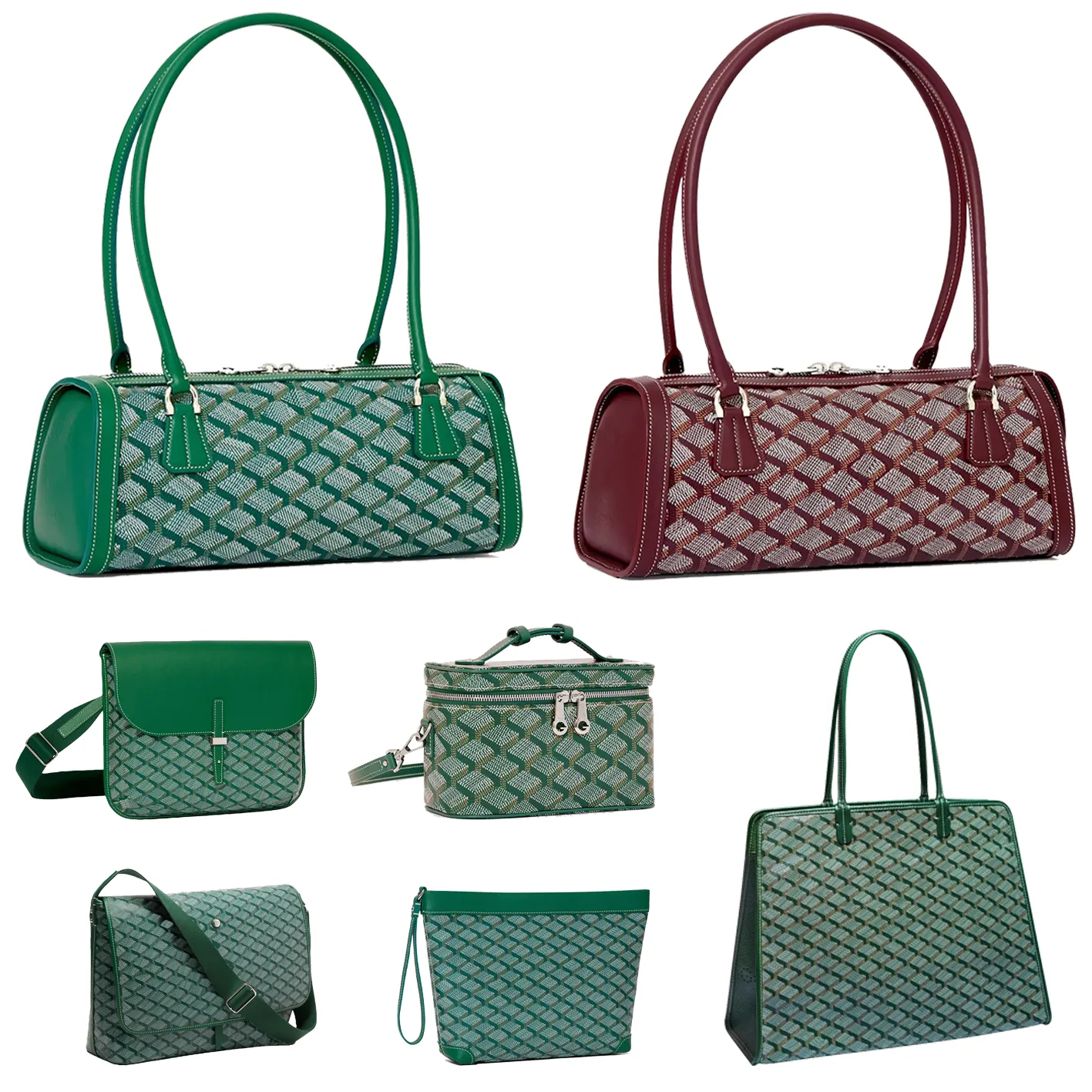 Designer Genuine Leather Tote Goyard Duffle Bag ... From Lululemen_bag ...