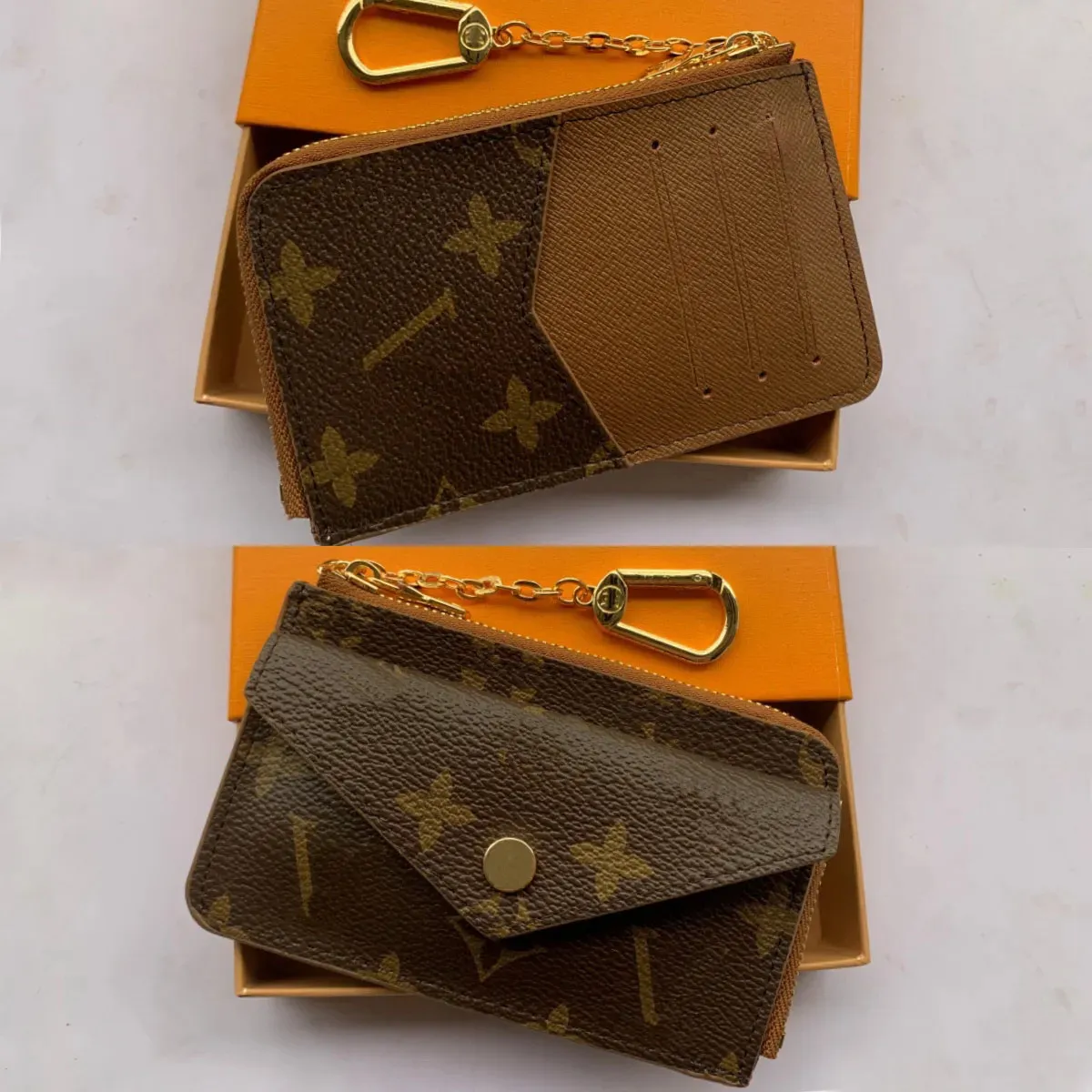 Luxury Designer Mini Chain Wallet With Keychain Ring,... From Jn8899 ...