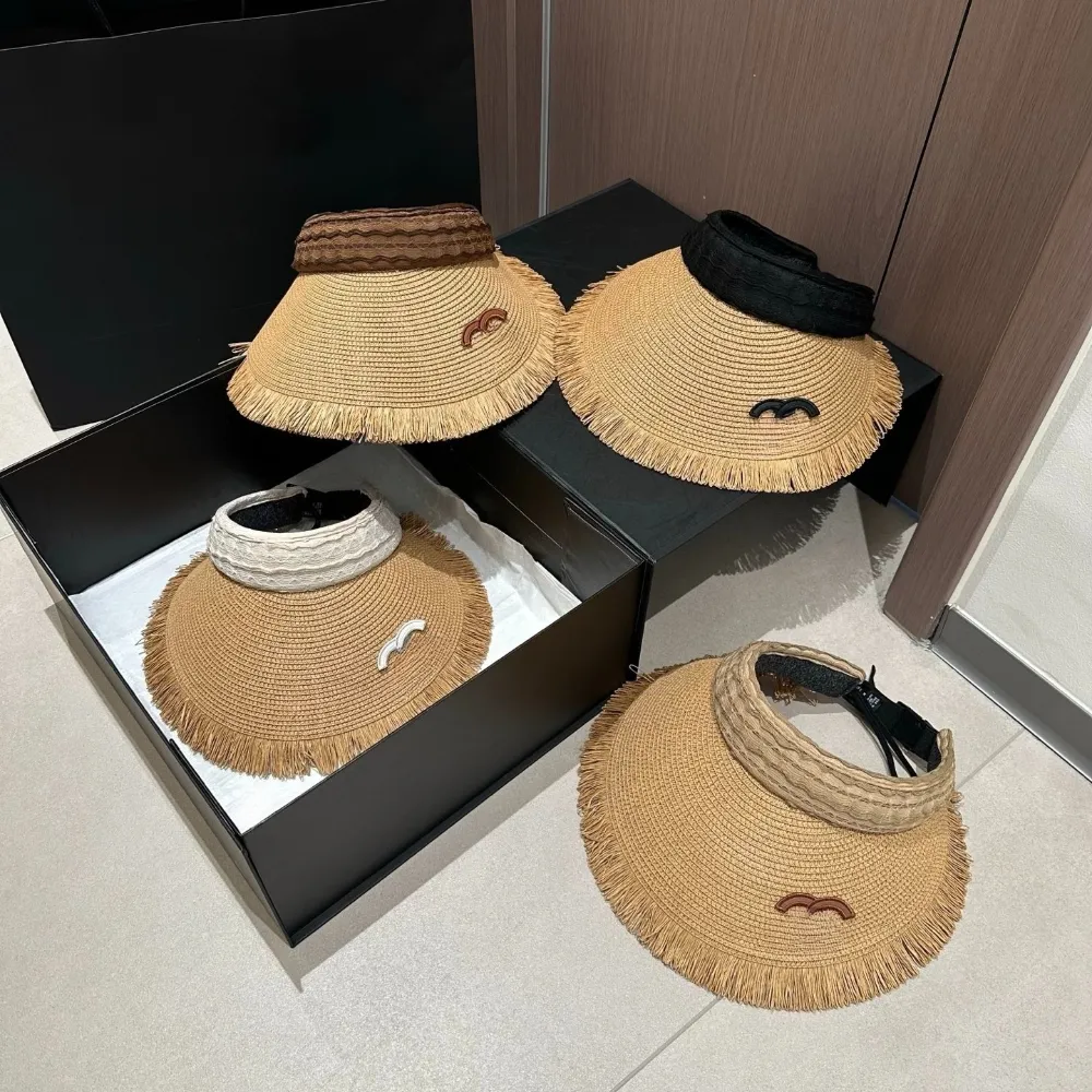 Luxury Designer Straw Visor Hat Womens For Women ... From ...