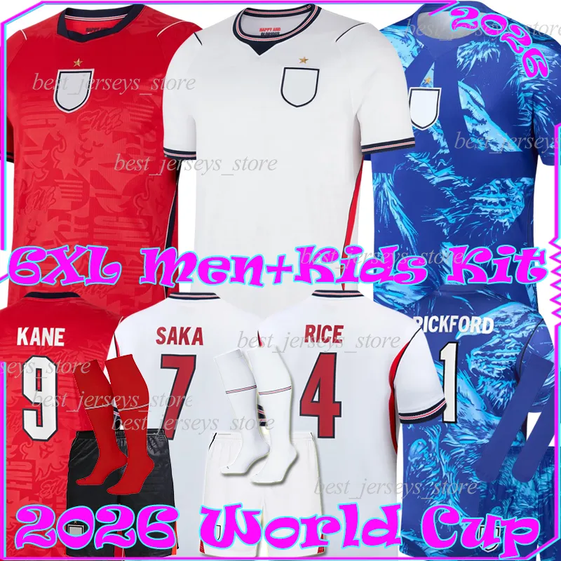 2026 World Cup Usa Soccer Kit 2022 5XL ENGLAND KANE With RICE, SAKA ...