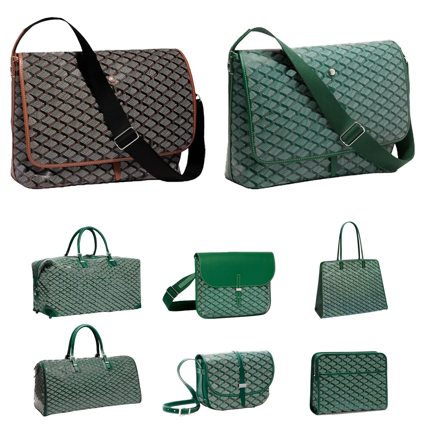 CAPETIEN Genuine Leather Medium Postman Goyard Duffle... From ...