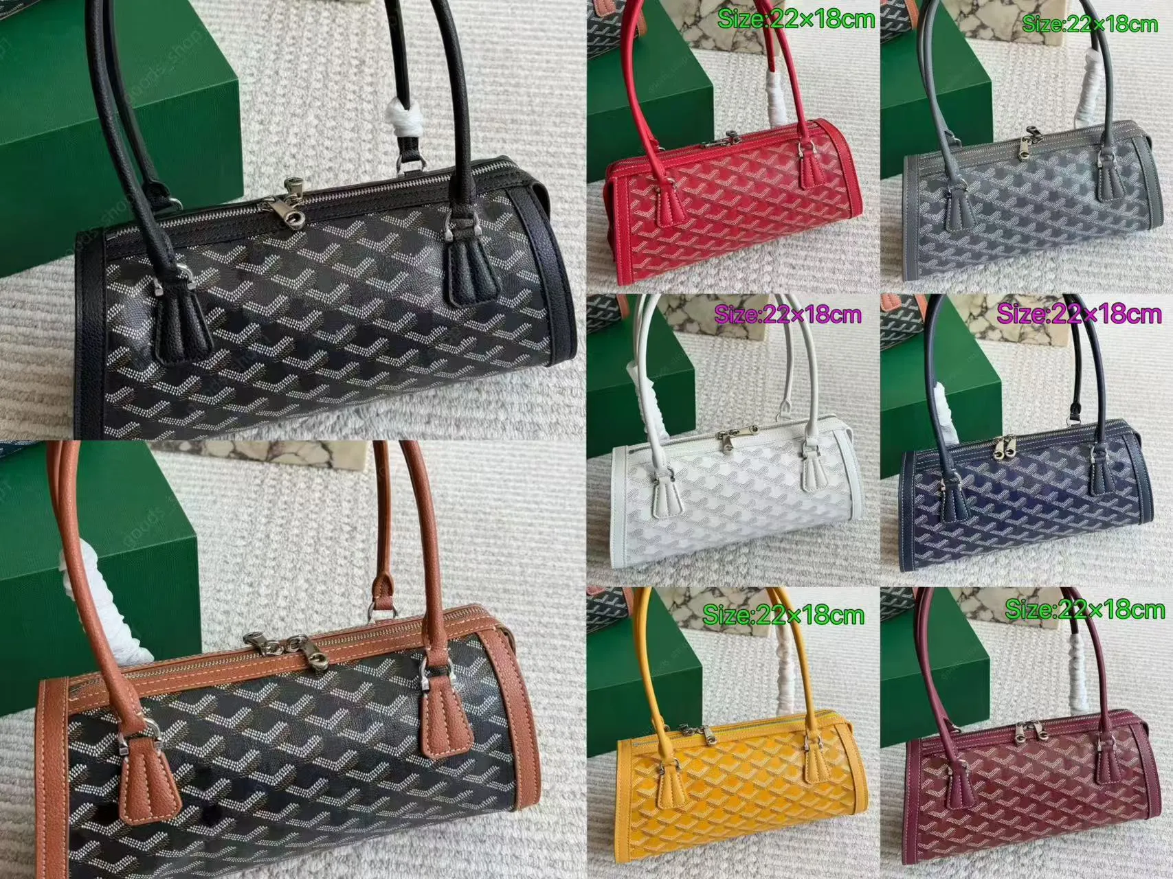 2026 Bonbonniere Goyard Duffle Baguette: Retro Print, Versatile High ...