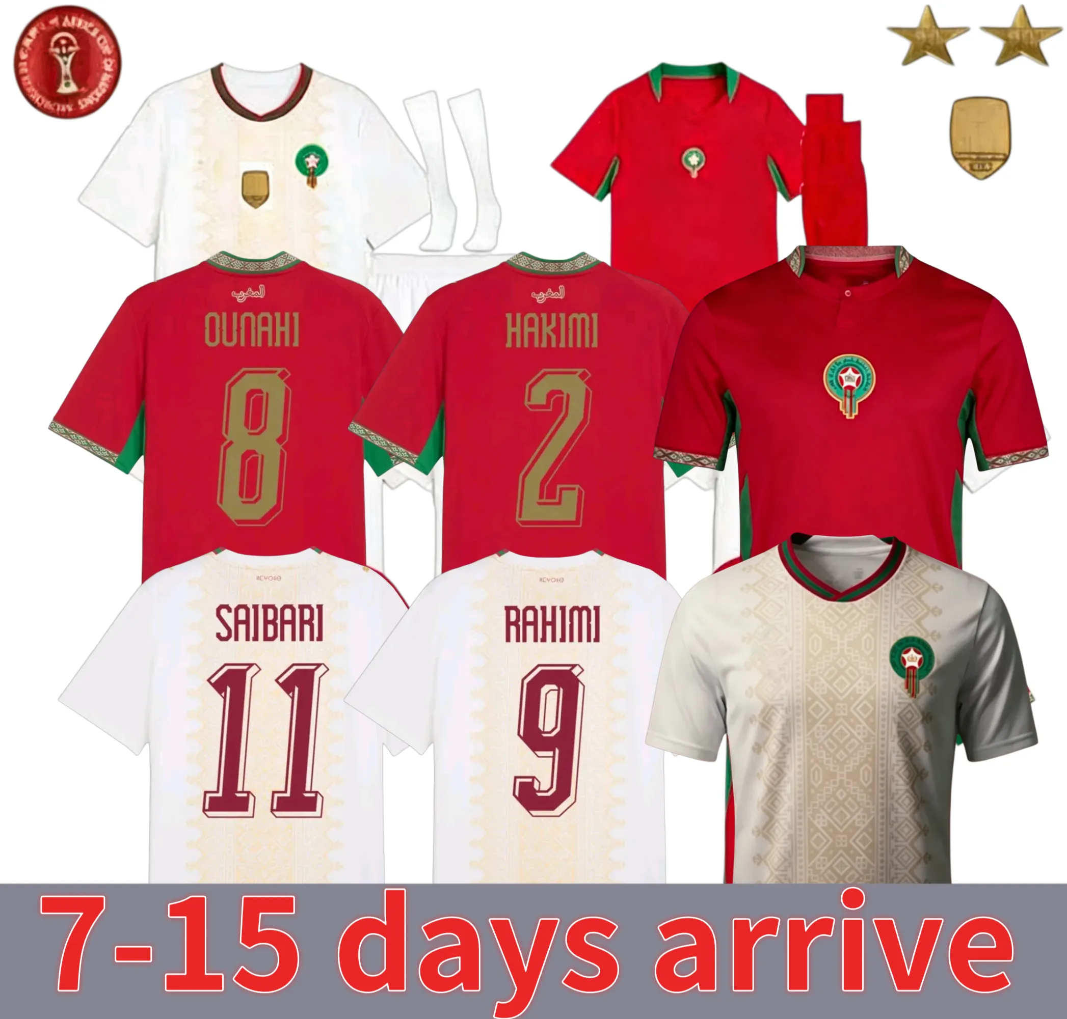 Morocco World Cup 2026 Maillot Maroc Morocco Soccer... From Soccer ...